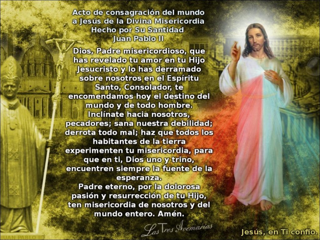 Oración a Jesús Misericordioso