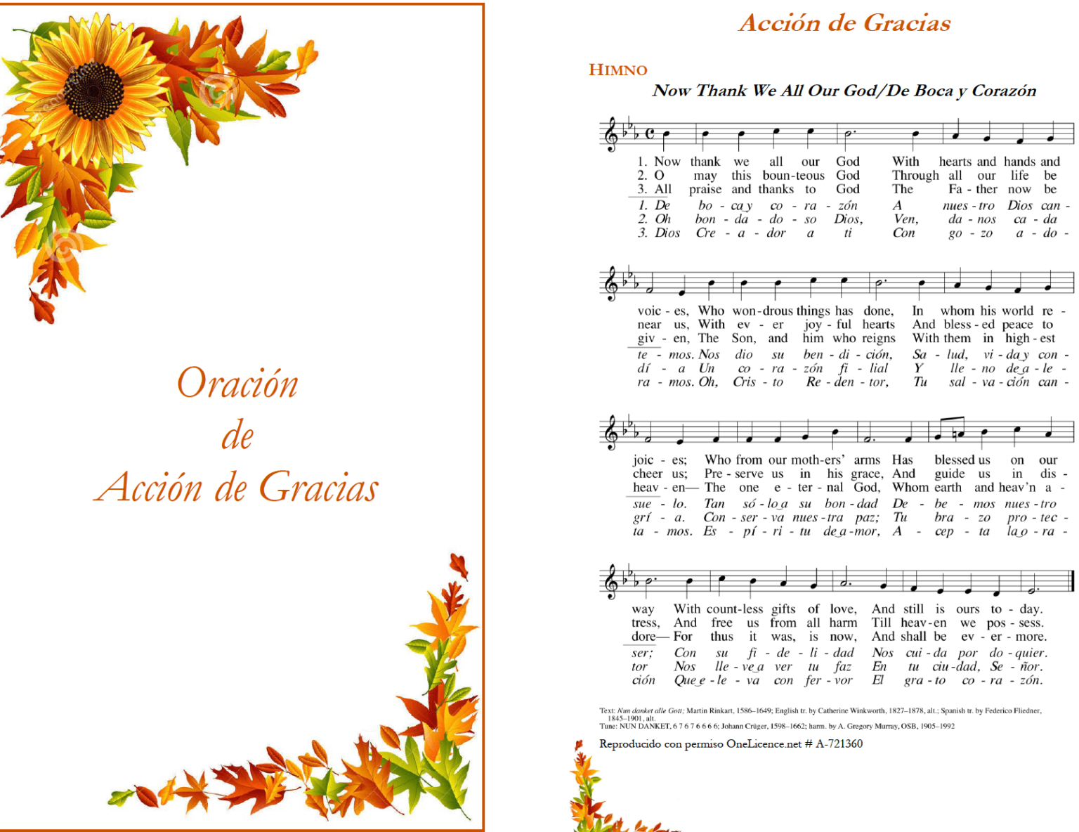 Oración para el Día de Acción de Gracias Católica: Gratitud y Bendiciones